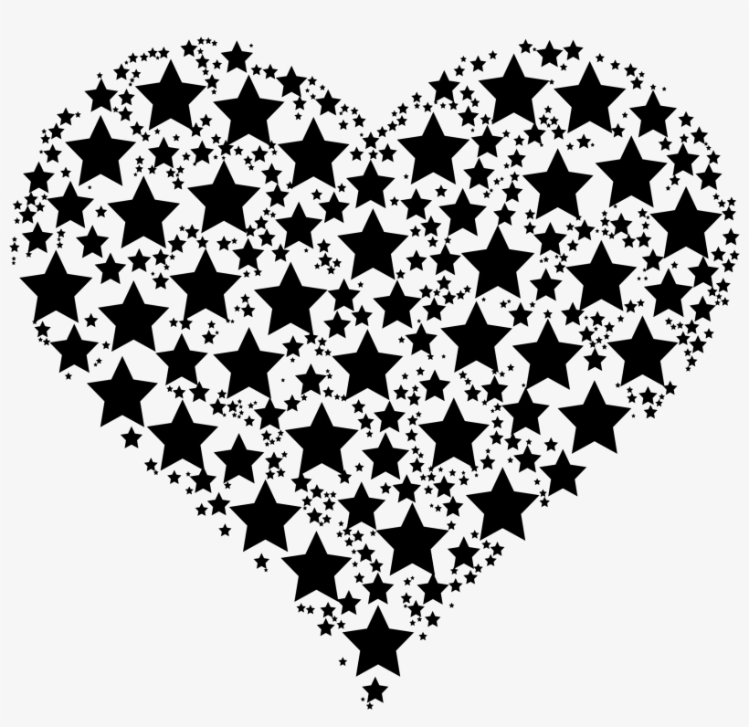 Heart Clipart Star - Drawing Hearts And Stars Transparent PNG ...