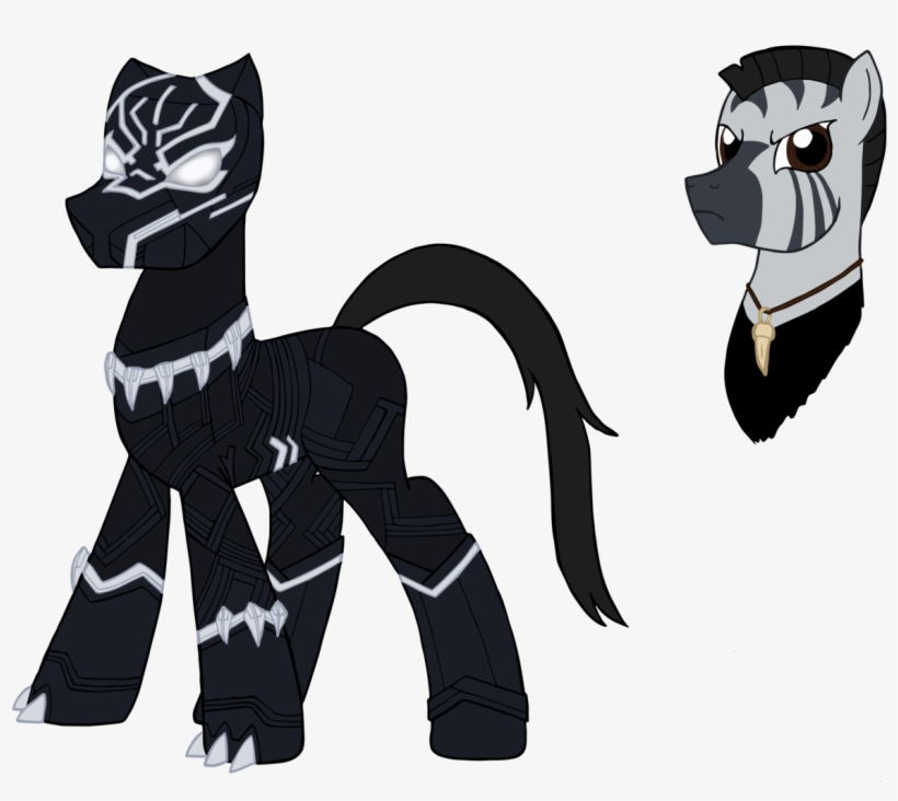 Graphic Black Ponified Zebra By Edcom On Deviantart - Mlp Black Panther ...