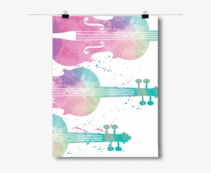 String Instrument Silhouette - Inspired Posters String Instrument ...