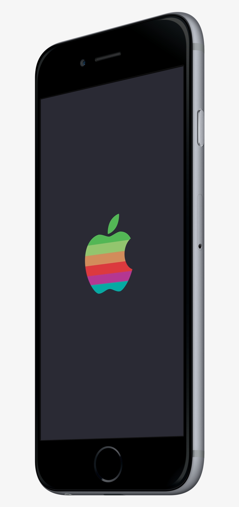 Retro Apple Logo - Iphone Transparent PNG - 1024x1024 - Free Download ...