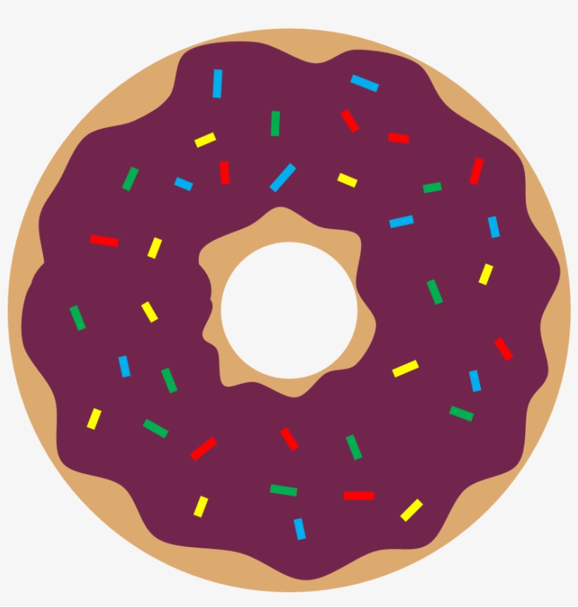 Donut Vector Watercolor - Donuts Purple Clip Art Transparent PNG ...