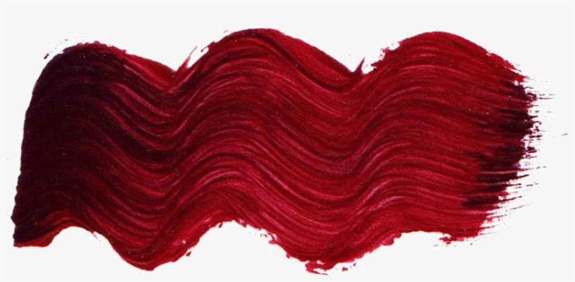 Free Download - Dark Red Paint Stroke Transparent PNG - 849x376 - Free ...