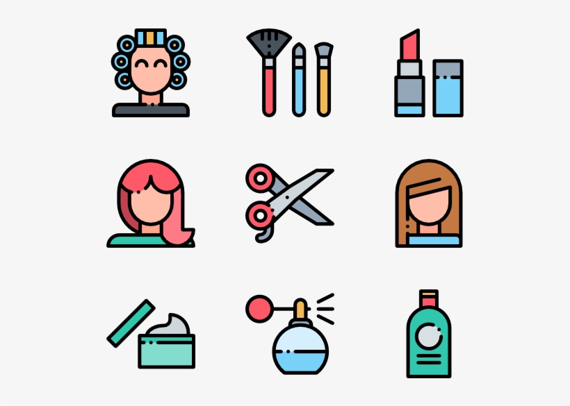 Hairdressing - Vector Graphics Transparent PNG - 600x564 - Free ...