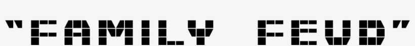 Family Feud - Family Feud Font Transparent PNG - 1200x300 - Free ...