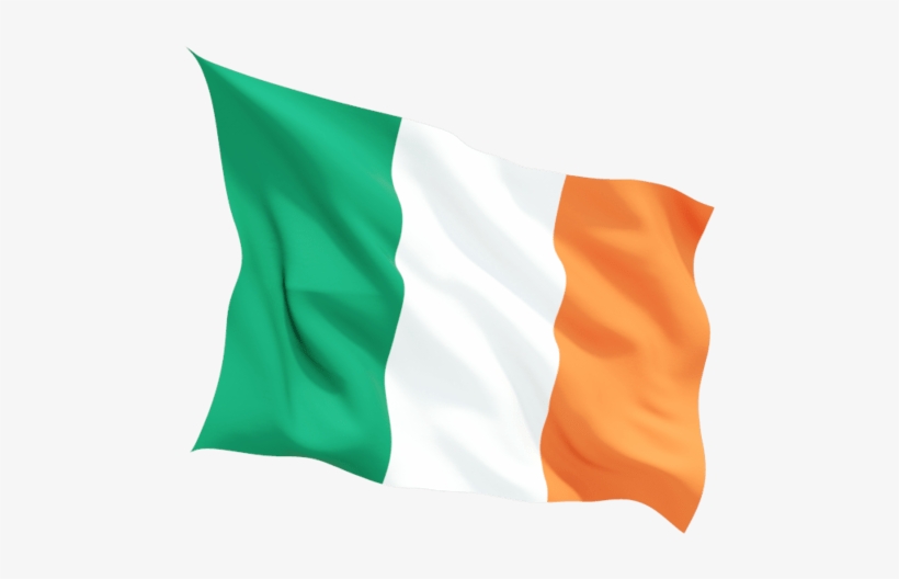 Waving Irish Flag - Ireland Flag Transparent Background Transparent PNG ...