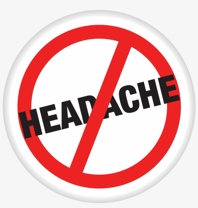 No Headache - Circle Transparent PNG - 879x875 - Free Download on NicePNG