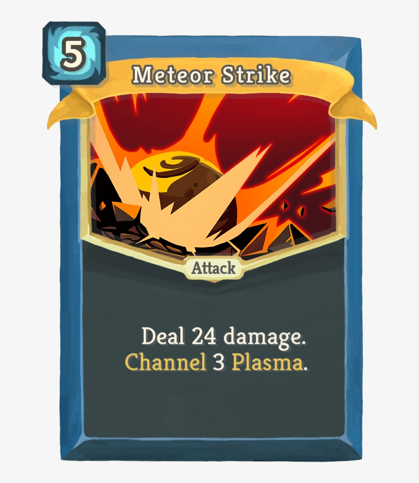 Meteorstrike - Slay The Spire Card Transparent PNG - 678x874 - Free ...