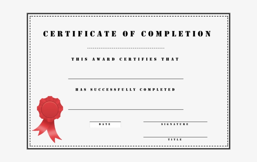 Medium Size Of Certificate Of Completion Template Free Training