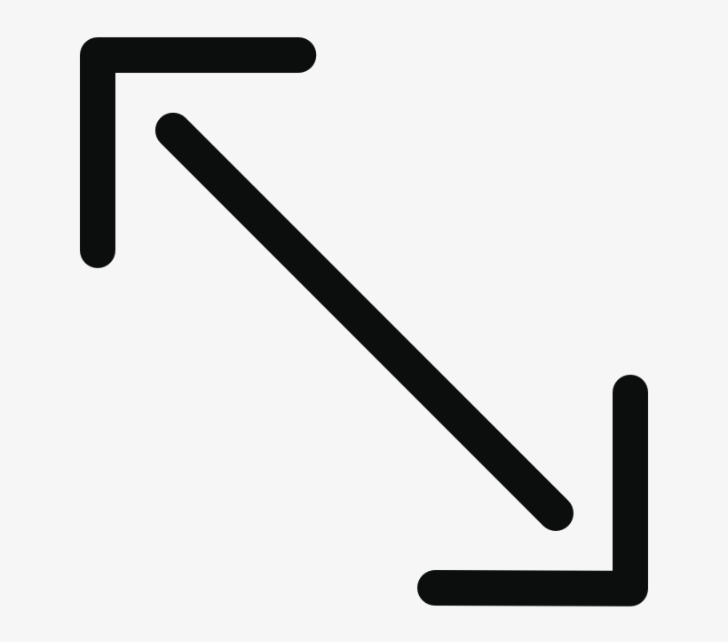 Arrow Double End Left Up Right Down - Marking Tools Transparent PNG ...