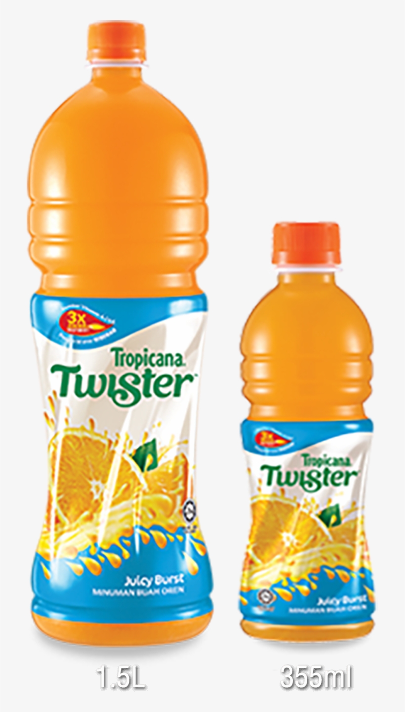 Tropicana Twister Juicy Burst - Orange Twister Juice Transparent PNG ...