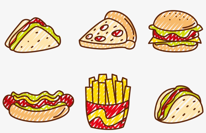 3044 X 2167 14 - Junk Food Vector Png Transparent PNG - 3044x2167 ...