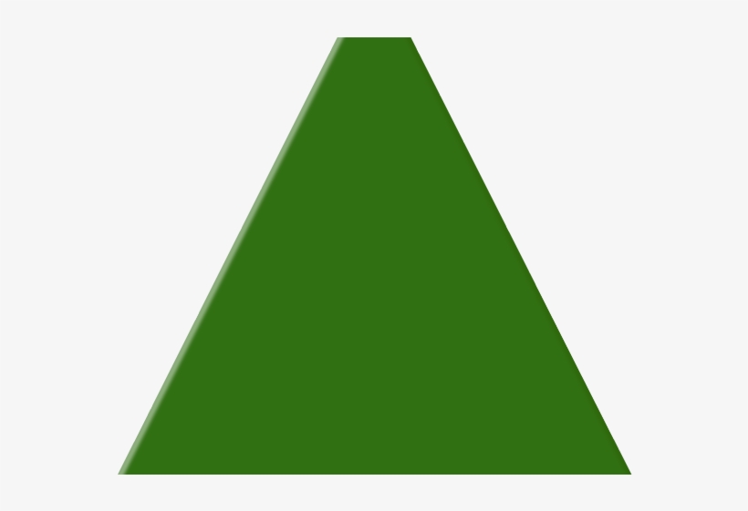 Triangle Clipart Green Triangle - ピラミッド 型 イラスト Transparent PNG ...