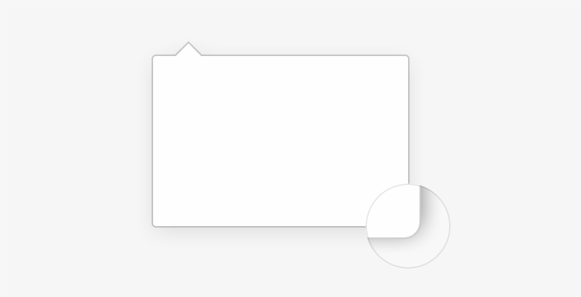 Doorhanger Round Corner Radius On Macos - Monochrome Transparent PNG ...