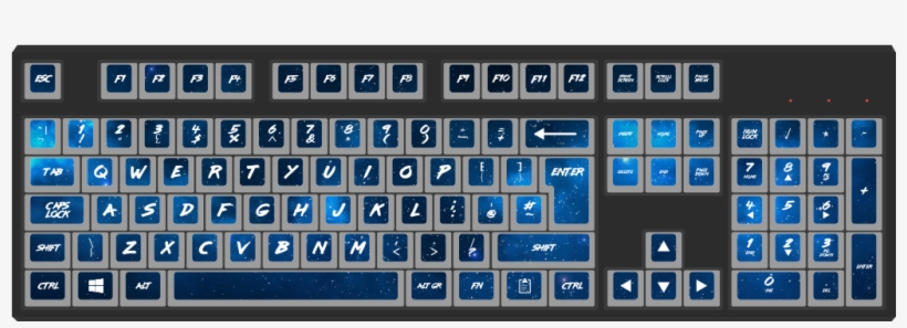 Night By Pyro 105-key Iso Custom Mechanical Keyboard - Computer ...