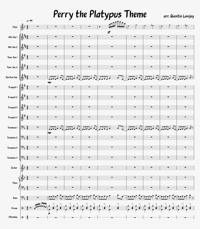 Perry The Platypus Theme - Perry The Platypus Theme Song Piano ...