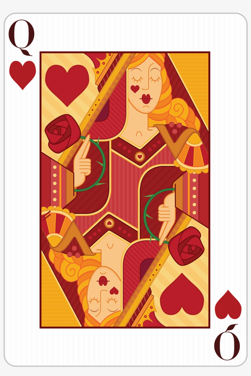 Hearts Playing Cards - Creative Arts Transparent PNG - 1200x1638 - Free ...