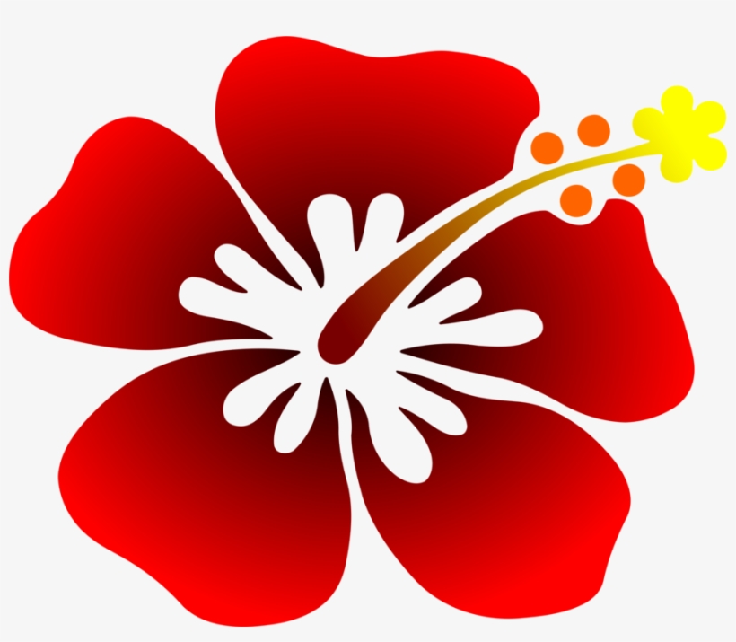 Flower Rosemallows T-shirt Floral Design Aloha - Aloha Flower Clip Art ...