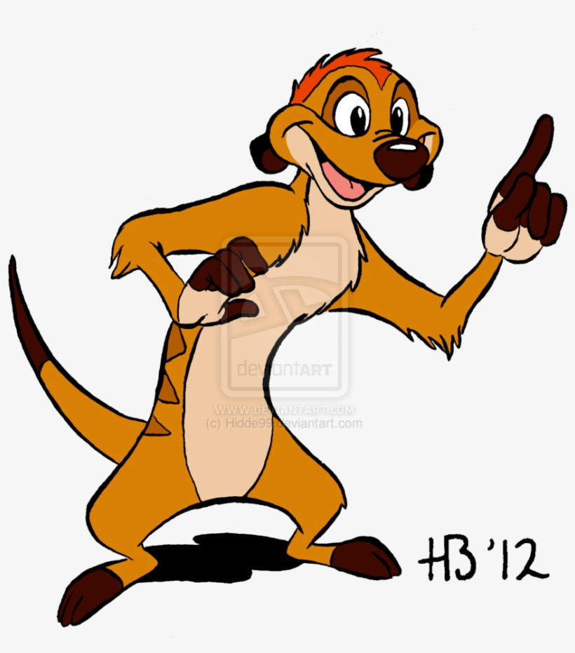 Meerkat Clipart Timon - Тимон И Пумба Рисунок Transparent PNG - 900x959 ...