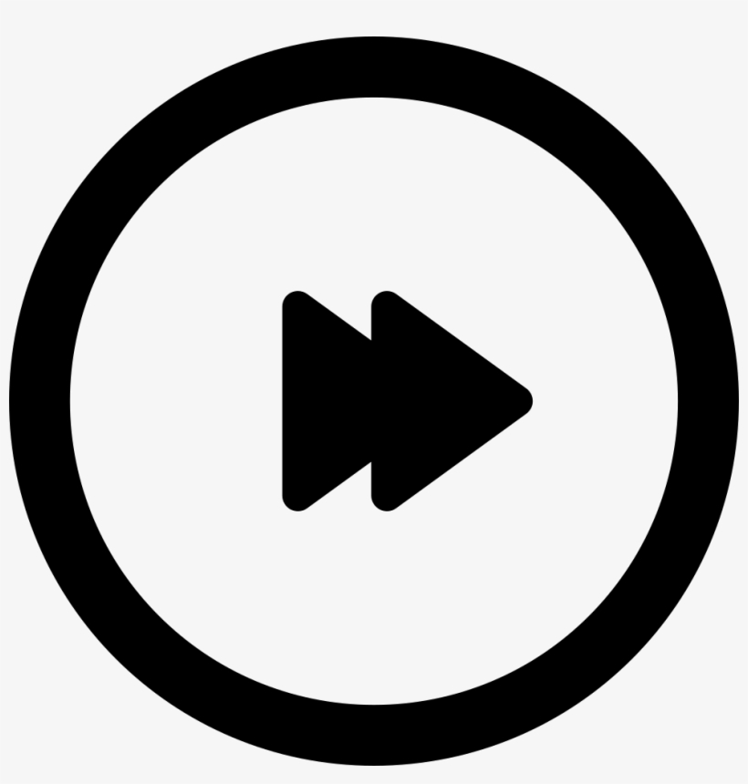 Fast Forward Button Comments - Creative Commons Symbol Transparent PNG ...