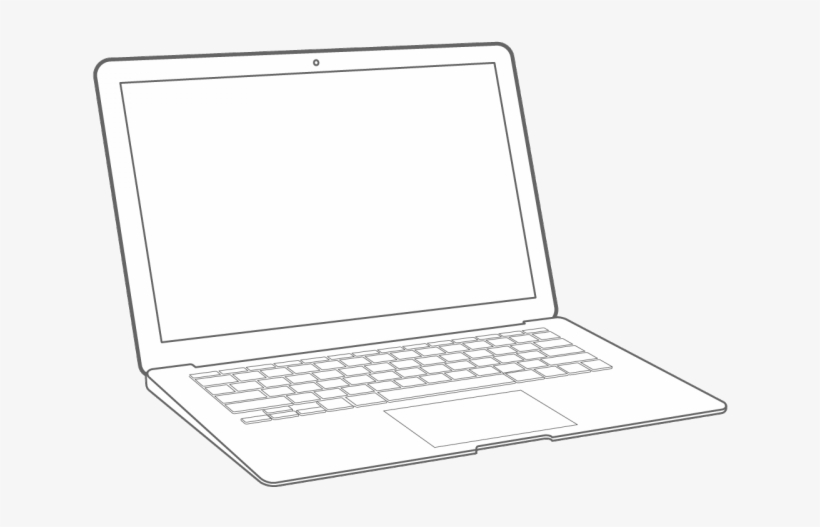 Drawn Laptop Laptop Screen - Drawing A Laptop With Perspective ...