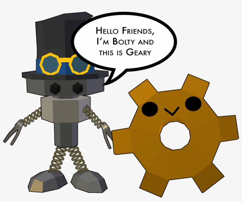 Bolty And Geary Hi - Robotics Transparent PNG - 1000x789 - Free ...
