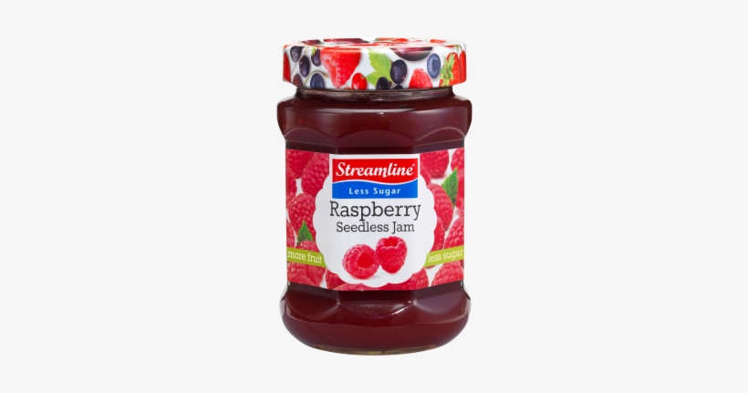 Raspberry Seedless Less Sugar Jam - Streamline Reduced Sugar Seedless ...