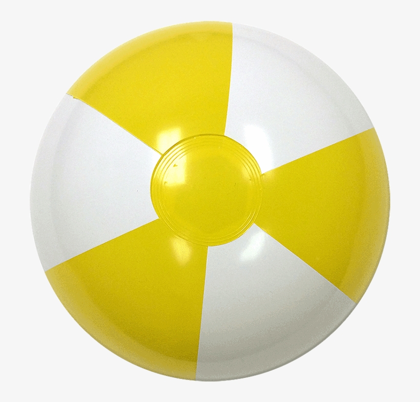 Yellow And White Beach Ball Transparent PNG - 750x750 - Free Download ...
