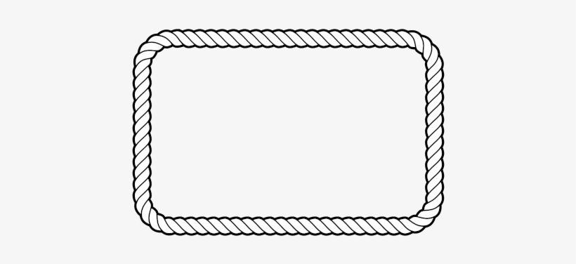 Rope Border - Rope Border Vector Transparent PNG - 475x315 - Free ...