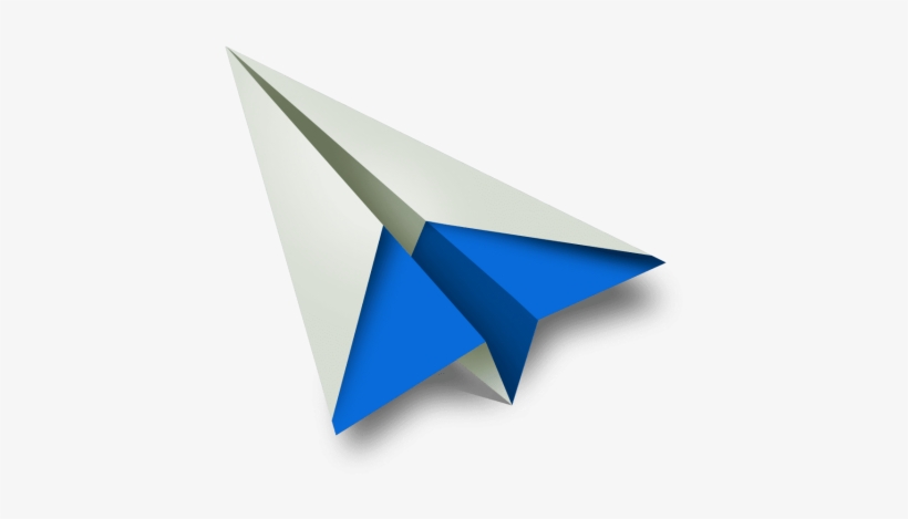 Free Png Blue Paper Plane Png Images Transparent - Paper Plane Logo Hd ...