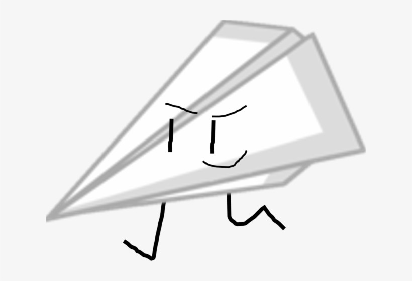 Paper Airplane - Paper Airplane Bfdi Transparent PNG - 636x480 - Free ...