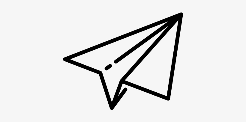 Download Paper Plane Vector - Send Request Icon Png - HD Transparent ...