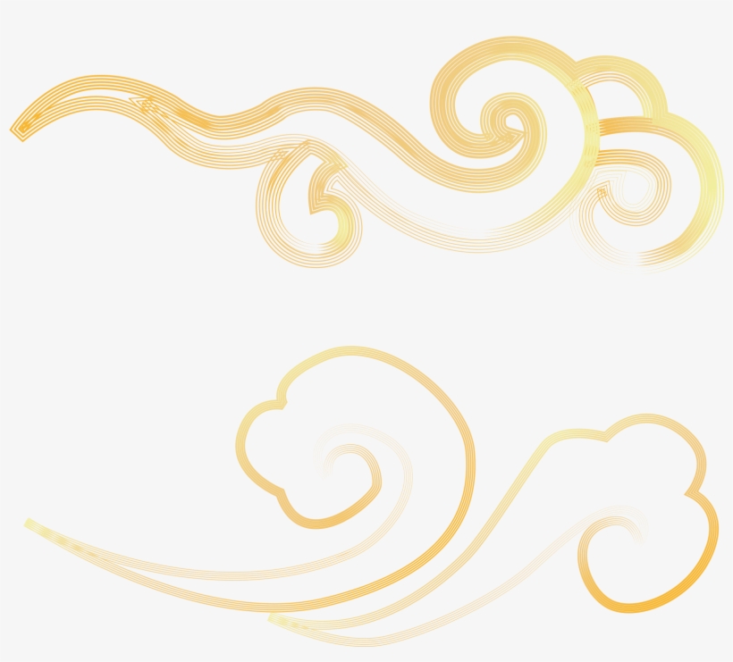 Chinese Style Lines Shapes Gradients Png And Vector - Motif Transparent ...
