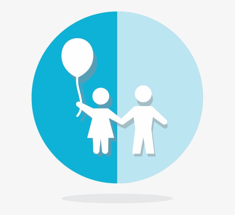 Child Icon Blue - Holding Hands Transparent PNG - 599x668 - Free ...