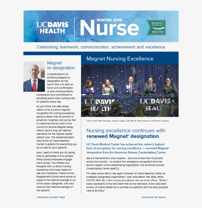 Uc Davis Nurse Newsletter - Uc Davis Transparent PNG - 634x766 - Free ...