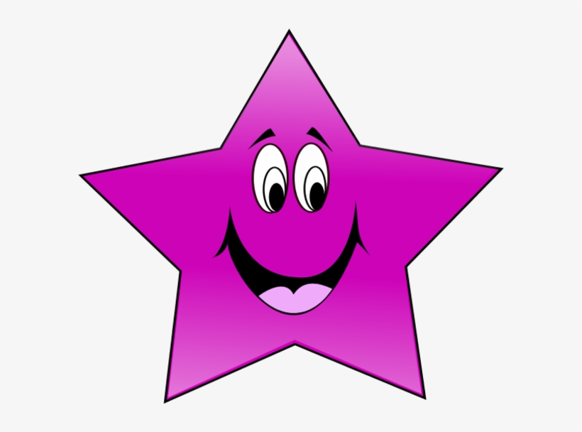 Star Clipart Pink - Pink Star With Face Transparent PNG - 600x528 ...