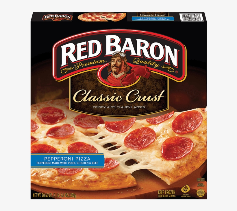 Red Baron Classic Pizza - Red Baron Pizza Box Transparent PNG - 750x750 ...