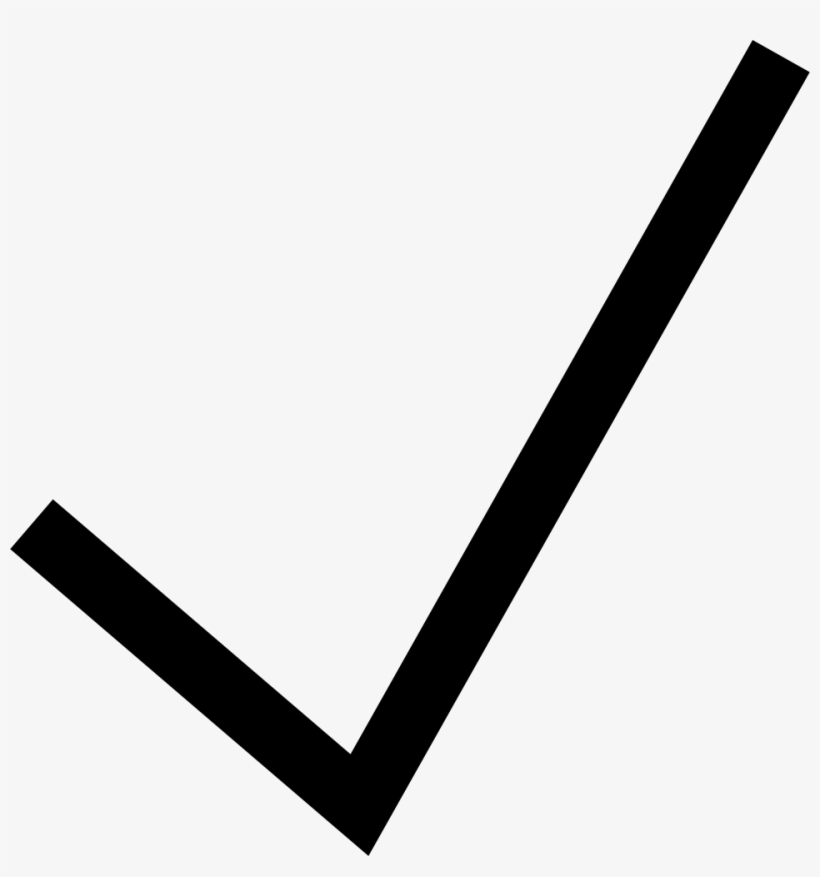 Download Svg Png Icon Free - Check Mark Font - HD Transparent PNG ...