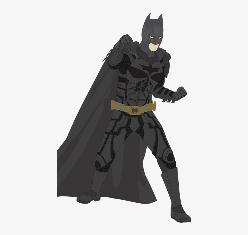 The Dark Knight By - Cartoon Transparent PNG - 452x700 - Free Download ...