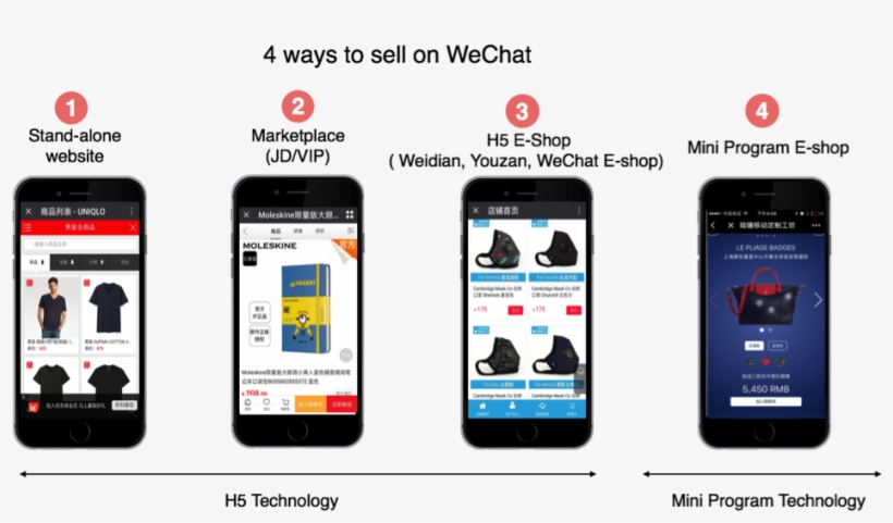 At First Glance, The Difference Between H5 And Mini - Wechat Shopping ...