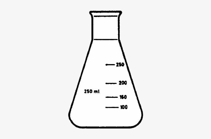 Ecolab Erlenmeyer Flask, Narrow Neck, 200 Ml, 10 Pcs/pack - Darkness ...