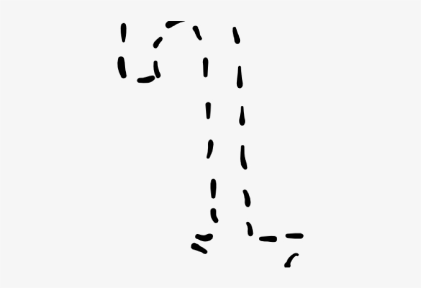 Download Drawn Arrow Dotted Line - Icon - HD Transparent PNG - NicePNG.com