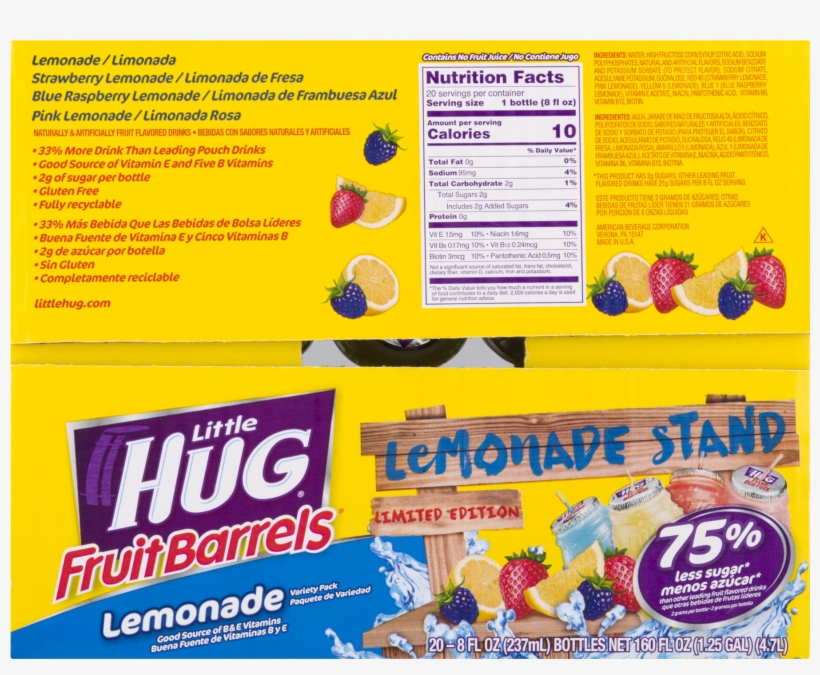 Departments - Little Hug Juice Barrels Nutrition Transparent PNG ...