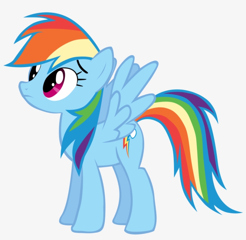 Rainbow Dash Vector - Troll My Little Pony Transparent PNG - 1008x864 ...