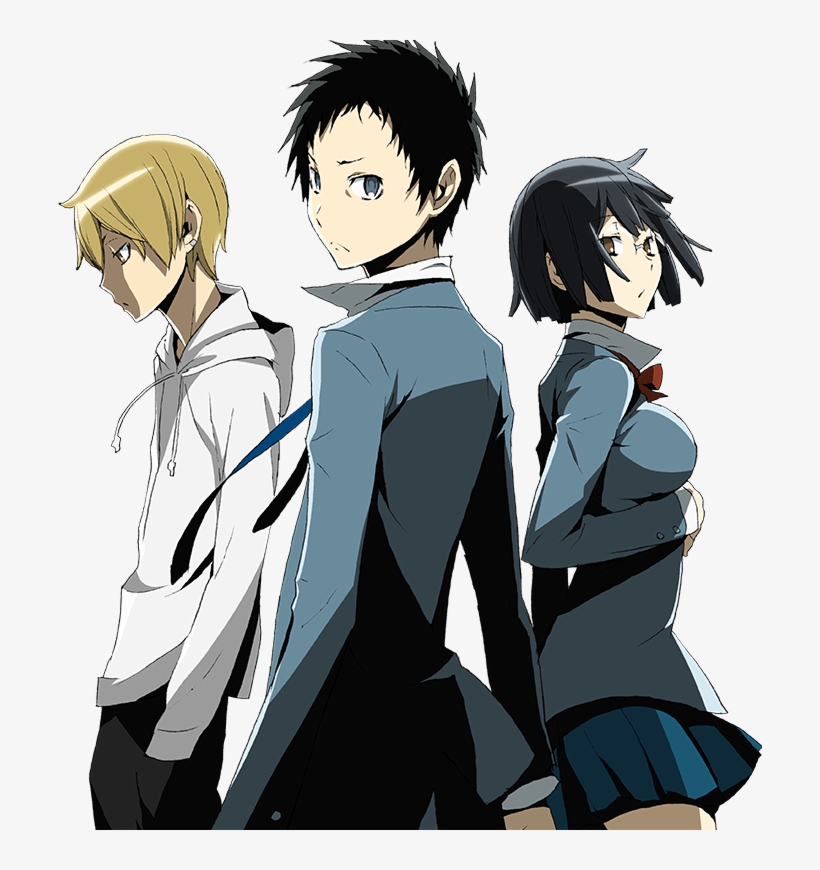 Durarara X2 The Trio - Durarara Mikado Kida Anri Transparent PNG - 704x790 - Free Download on ...