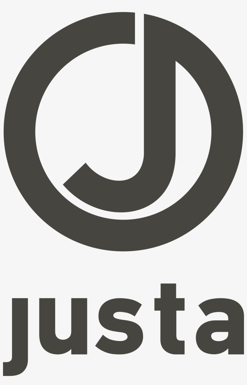 Justa Logo - Gray Version - Justa Transparent PNG - 2122x3206 - Free ...