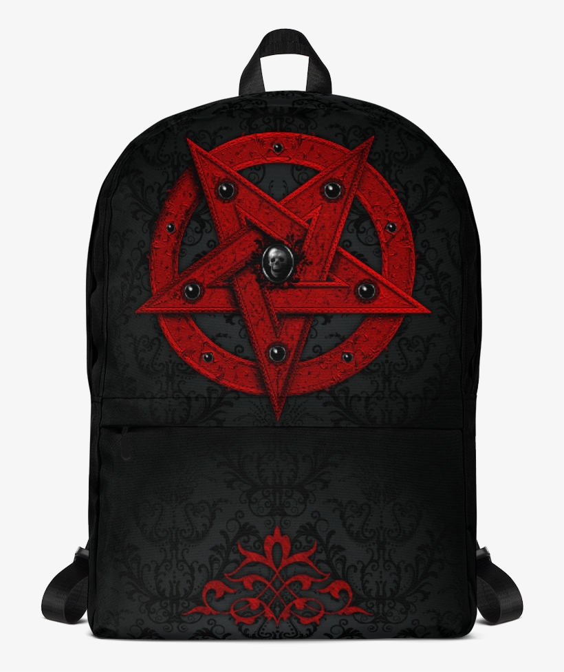 Red Pentagram Backpack - Backpack Transparent PNG - 1000x1000 - Free ...