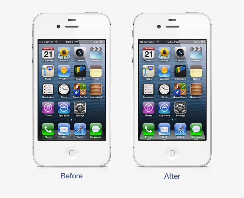 Iphone Transparent Dock - Full Hd Iphone 4s Transparent PNG - 700x585 ...