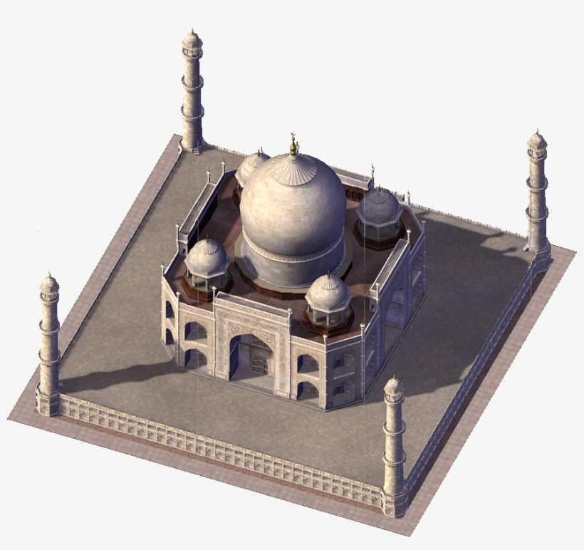 Taj Mahal - Scale Model Transparent PNG - 876x782 - Free Download on ...
