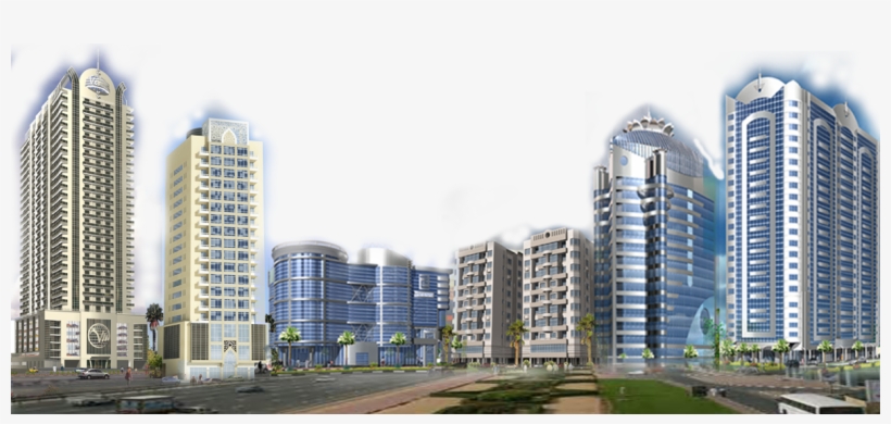 High Rise Buildings Png Transparent PNG - 1184x506 - Free Download on ...
