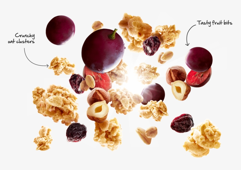 Crispy Oat Clusters Explosion - Nuts Explosion Transparent PNG ...